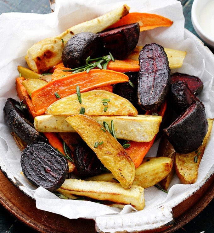 Potatis och rotfrukter i ugn