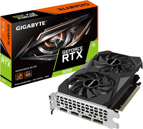 GIGABYTE GeForce RTX 3050 WINDFORCE OC 6G Graphics Card | Atomtech Store