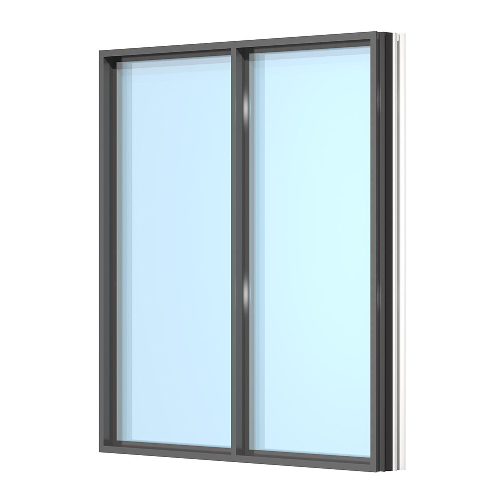 Fixed with 1 Vertical Mullion | Fixed 6000 Series