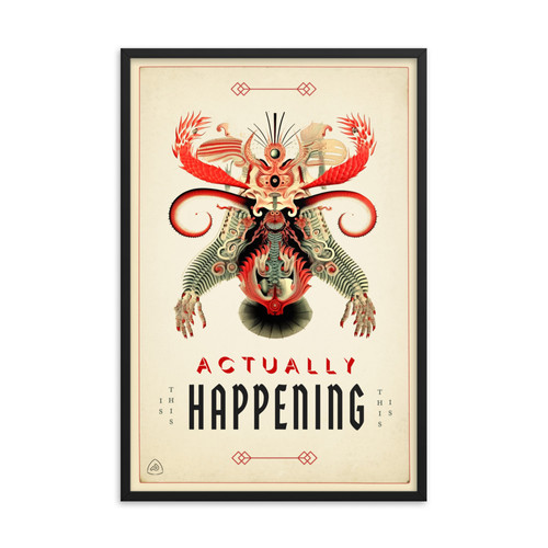 Blooming TIAH Framed poster | TIAH 2021