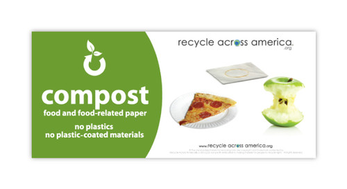 Compost - HEAVY-DUTY Standardized Compost Label - 4x9 ...