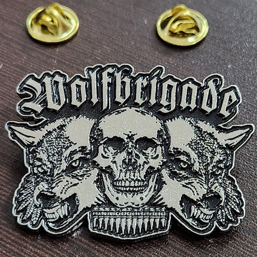 WOLFBRIGADE - Prey to the World Metal Pin | black-wings