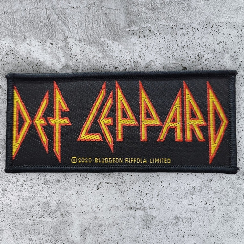 DEF LEPPARD - Logo WOVEN PATCH | black-wings