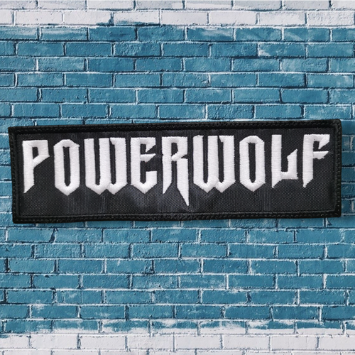 POWERWOLF - Logo EMBROIDERED PATCH | black-wings