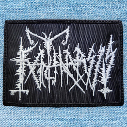 KATHARSIS - Logo EMBROIDERED PATCH | black-wings