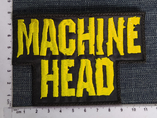 MACHINE HEAD - LOGO EMBROIDERED PATCH | black-wings