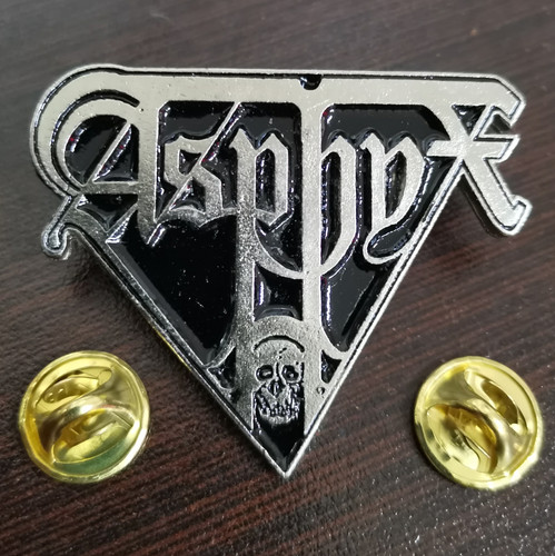 ASPHYX - LOGO Metal Pin | black-wings