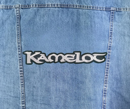 KAMELOT - LOGO EMBROIDERED BACK PATCH | black-wings