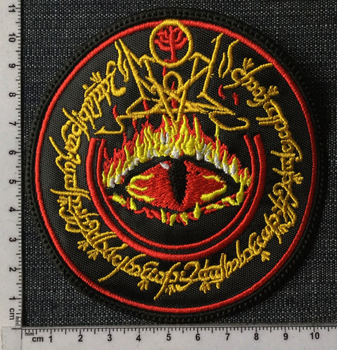 SUMMONING - EYE OF SAURON EMBROIDERED PATCH | black-wings