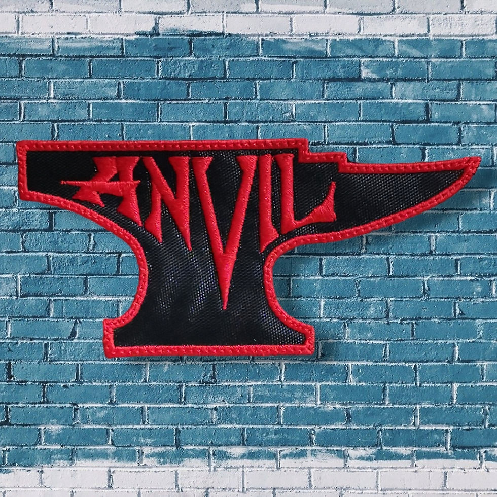 ANVIL - Logo (anvil) PARCHE BORDADO | Blackwings