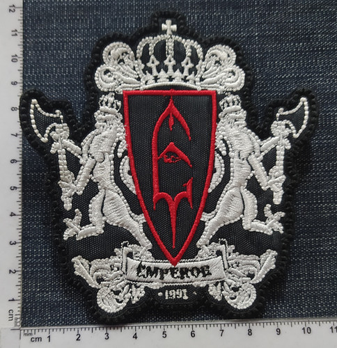 EMPEROR - 1991 Shield EMBROIDERED PATCH | black-wings