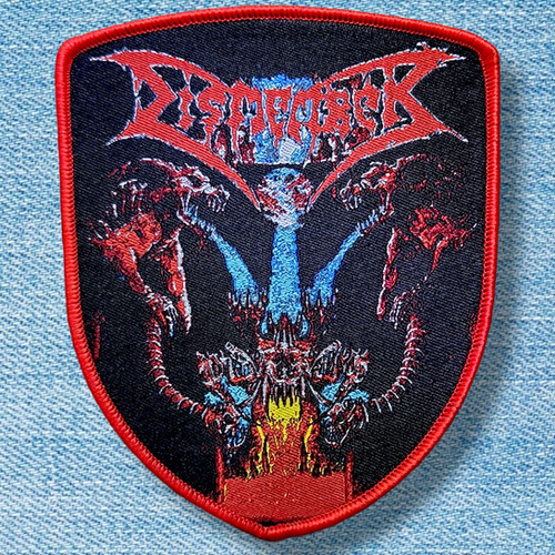 DISMEMBER - Like an everflowing stream (shield) WOVEN PATCH | black-wings