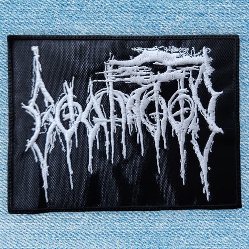GOATMOON - Logo EMBROIDERED PATCH | black-wings
