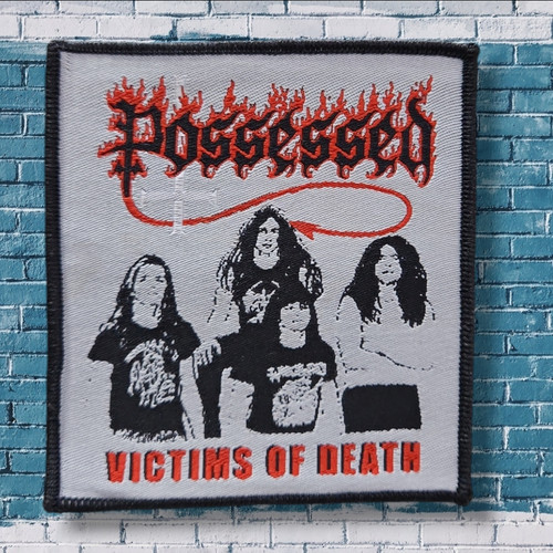 POSSESSED - Victims od Death WOVEN PATCH | black-wings