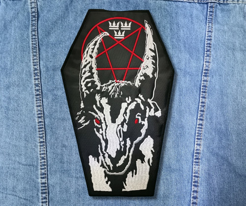 BATHORY - Goat Coffin BACK PATCH | black-wings