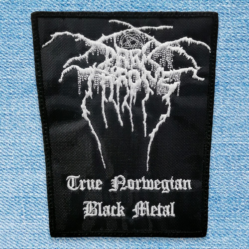 DARKTHRONE - Logo (TNBM) EMBROIDERED PATCH | black-wings