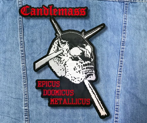 CANDLEMASS - Epicus Doomicus ....BACK PATCH | black-wings
