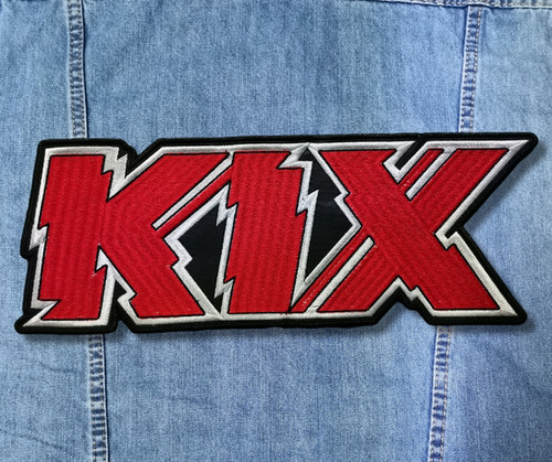 KIX - Kix Logo BACK PATCH | black-wings