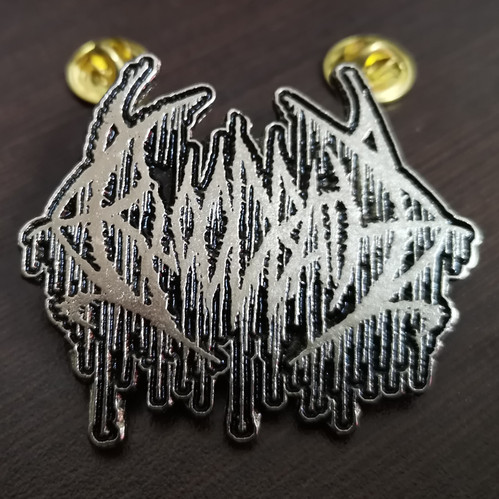 BLOODBATH - LOGO Metal Pin | black-wings
