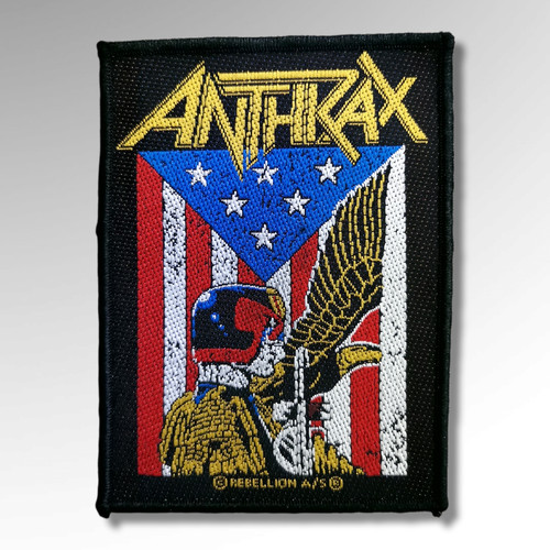 ANTHRAX - Judge Dredd WOVEN PATCH | black-wings