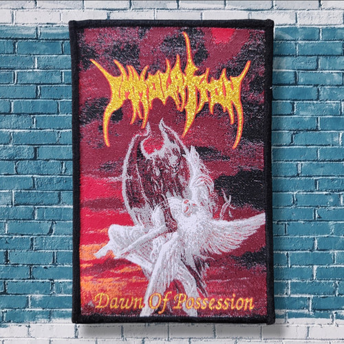 IMMOLATION - Down Of Possession WOVEN PATCH | black-wings
