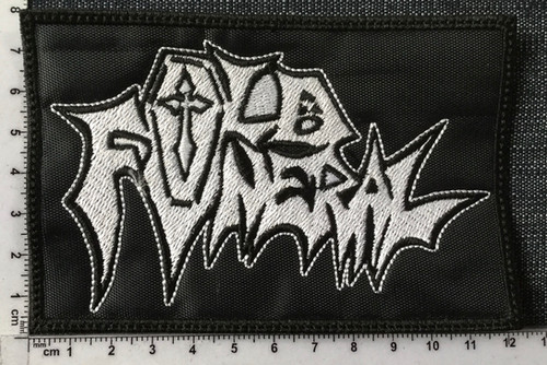 OLD FUNERAL - LOGO EMBROIDERED PATCH | black-wings