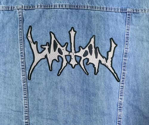 WATAIN - SHAPED LOGO EMBROIDERED BACK PATCH | black-wings
