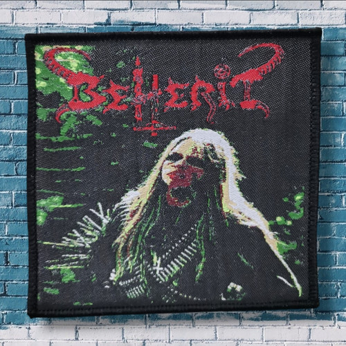 BEHERIT - Bullet Belt WOVEN PATCH | black-wings