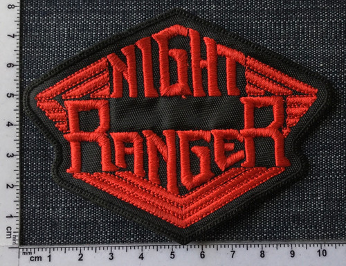 NIGHT RANGER - LOGO EMBROIDERED PATCH | black-wings