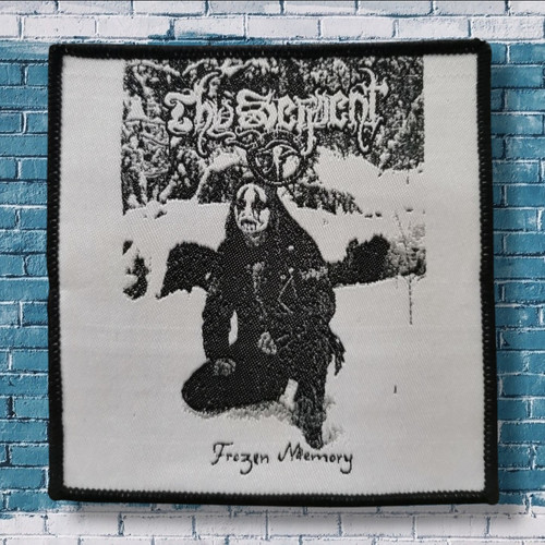 THY SERPENT - Frozen Memory WOVEN PATCH | black-wings