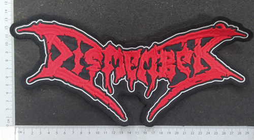DISMEMBER - SHAPE LOGO BACK PATCH | black-wings
