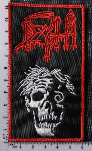 DEATH - Scream Bloody (Face) EMBROIDERED PATCH | black-wings