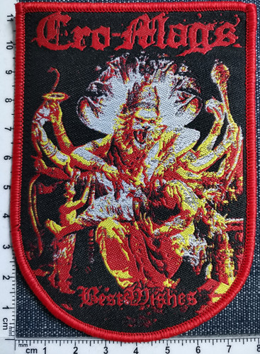 CRO-MAGS - Best Wishes Woven Patch | black-wings