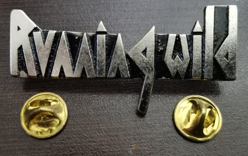 RUNNING WILD - Logo METAL PIN | black-wings
