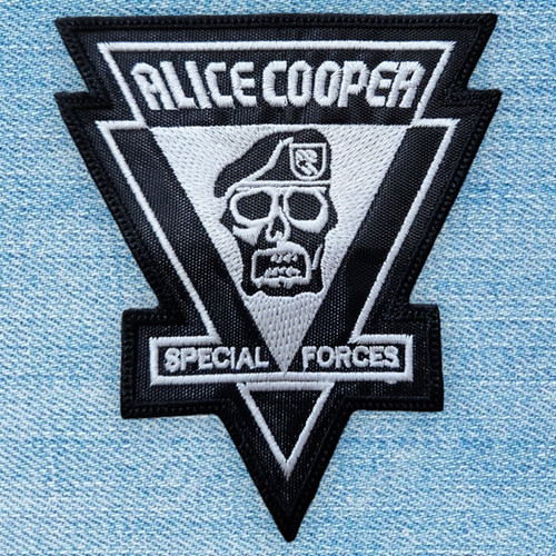 ALICE COOPER - Special Forces EMBROIDERED PATCH | black-wings
