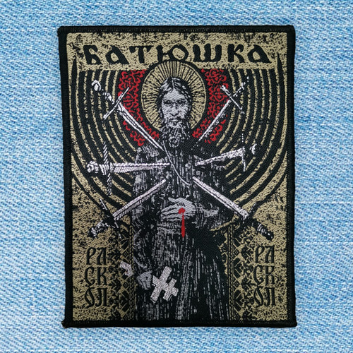 BATUSHKA - Raskol WOVEN PATCH | black-wings