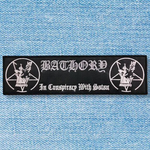 BATHORY - In Conspiracy with... EMBROIDERED PATCH | black-wings