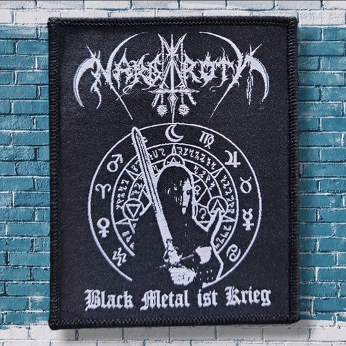 NARGAROTH - Black Metal ist Krieg WOVEN PATCH | black-wings