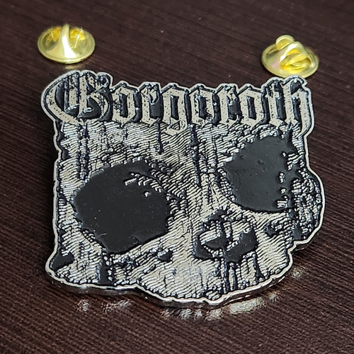GORGOROTH - Logo & Skull METAL PIN | black-wings