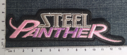 STEEL PANTHER - Logo strip EMBROIDERED PATCH | black-wings