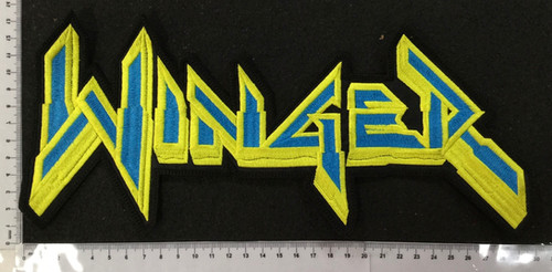 WINGER - LOGO EMBROIDERED BACK PATCH | black-wings