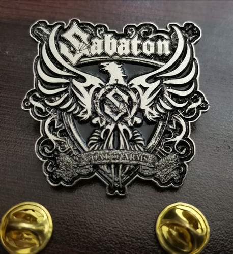 SABATON - Coat The Arms METAL PIN | black-wings
