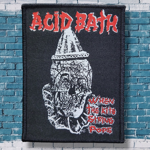 ACID BATH - When the Kite Strings Pops WOVEN PATCH | black-wings