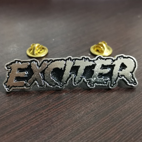 EXCITER - Logo METAL PIN | black-wings