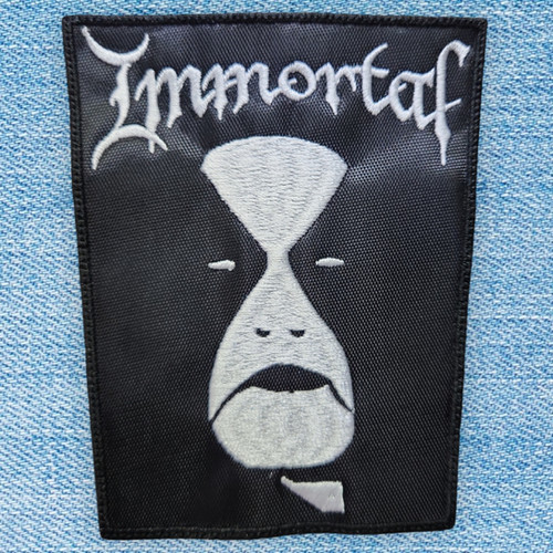 IMMORTAL - Abbath (make-up) EMBROIDERED PATCH | black-wings
