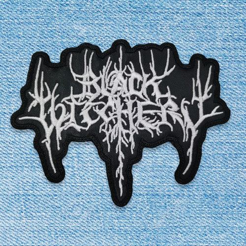 BLACK WITCHERY - Logo Embroidered Patch | black-wings