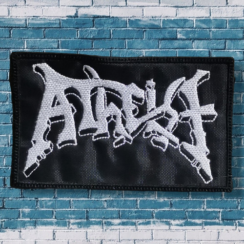 ATHEIST - Logo (Square) PARCHE BORDADO | Blackwings