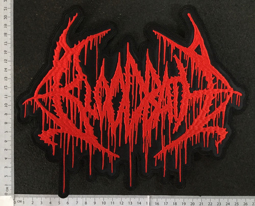 BLOODBATH - LOGO EMBROIDERED BACK PATCH | black-wings