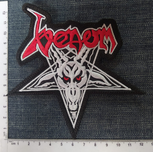 VENOM - WELCOME SHAPED EMBROIDERED PATCH | black-wings