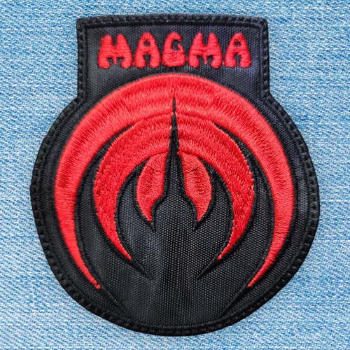 MAGMA - Logo EMBROIDERED PATCH | black-wings